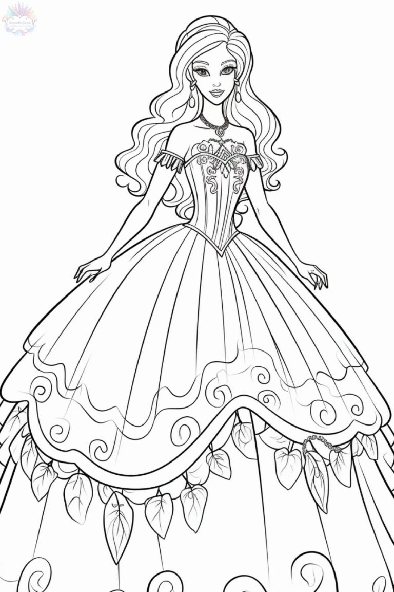 Barbie Para Colorir + De 80 Desenhos Para Imprimir e Pintar