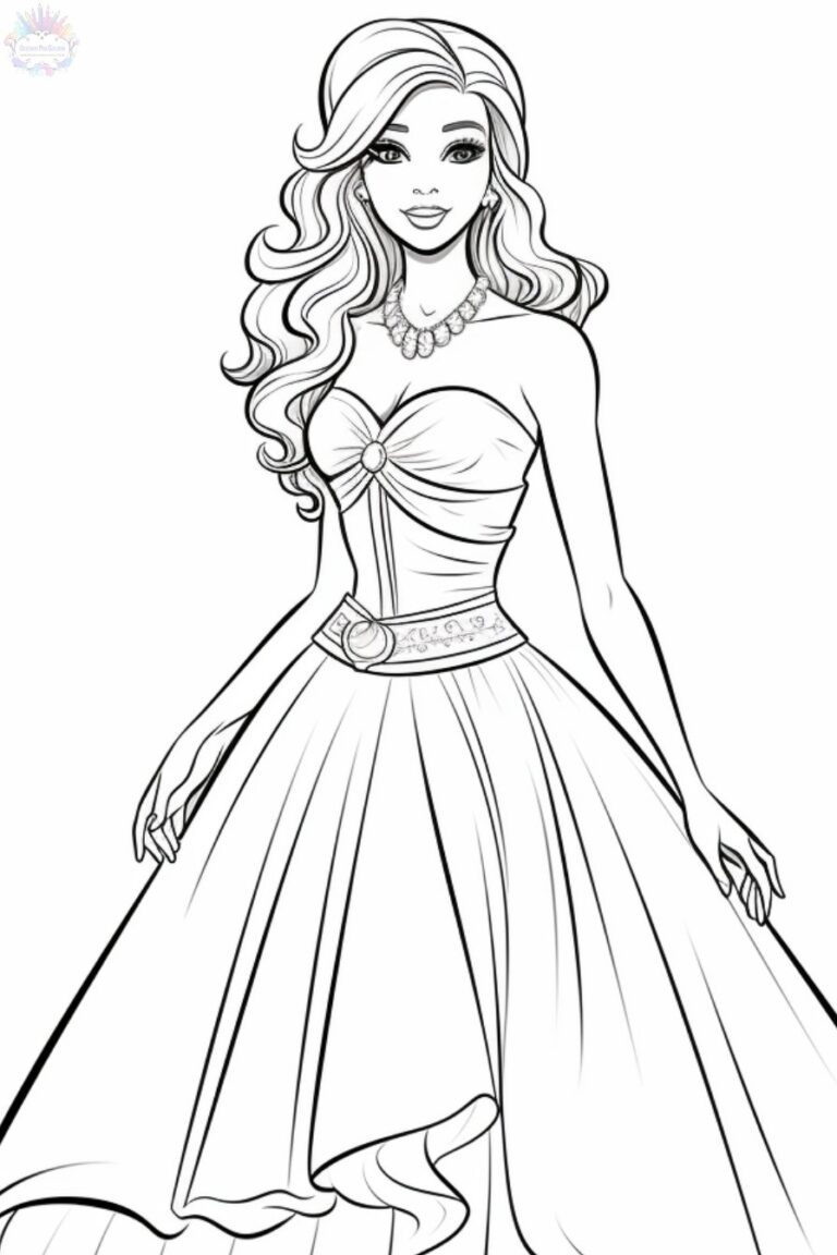 Barbie Para Colorir + De 80 Desenhos Para Imprimir e Pintar