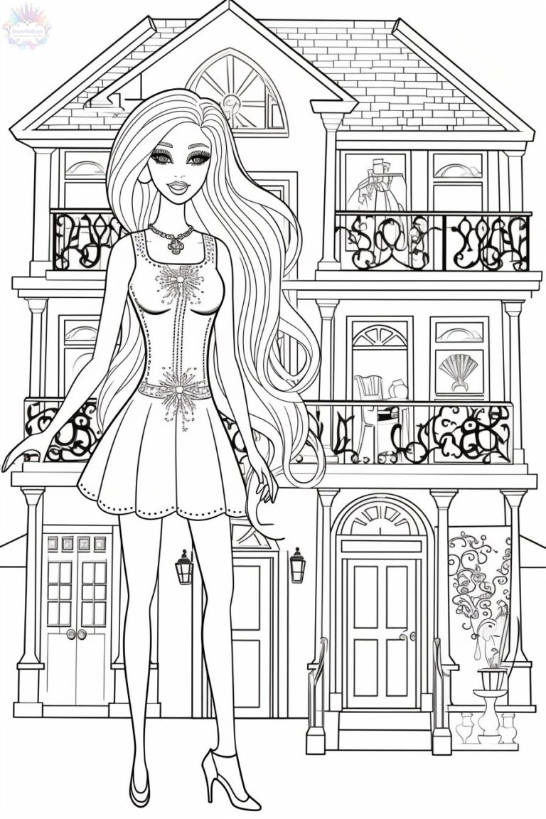 Barbie Para Colorir + De 80 Desenhos Para Imprimir e Pintar