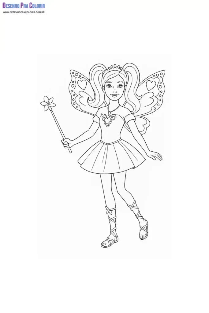 Barbie Para Colorir + De 80 Desenhos Para Imprimir e Pintar