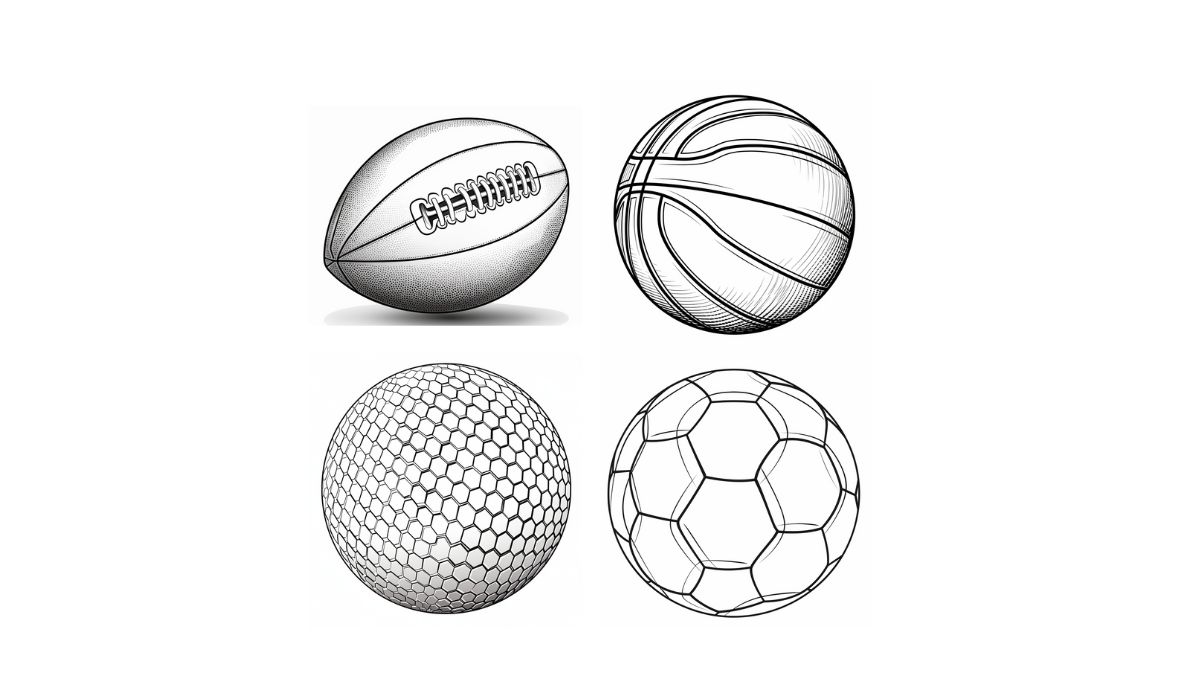 Bola Para Colorir + De 30 Bolas Variadas Para Imprimir e Pintar