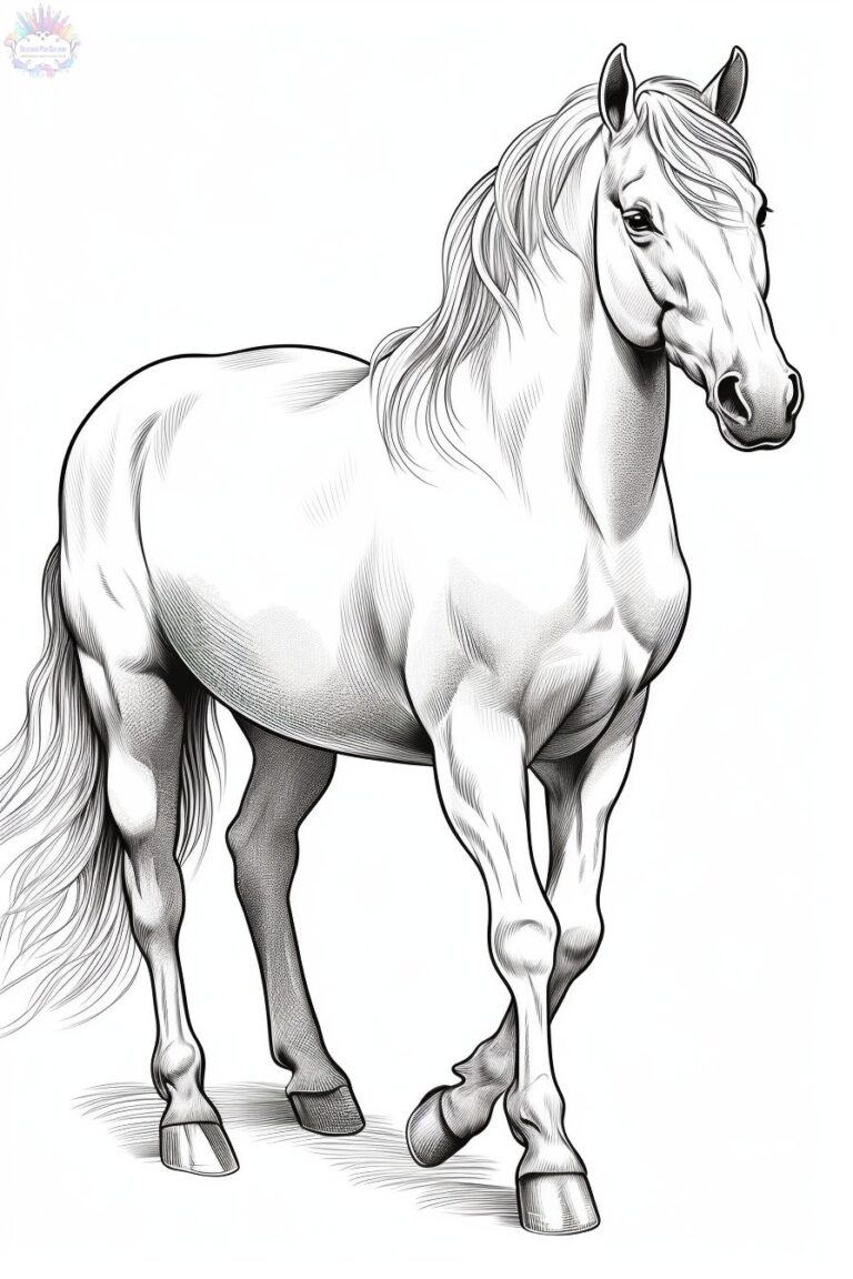 Cavalo Para Colorir São + De 180 Desenhos Para Imprimir e Pintar