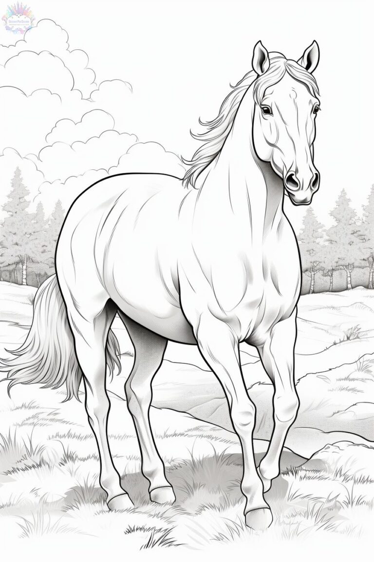 Cavalo Para Colorir São + De 180 Desenhos Para Imprimir e Pintar