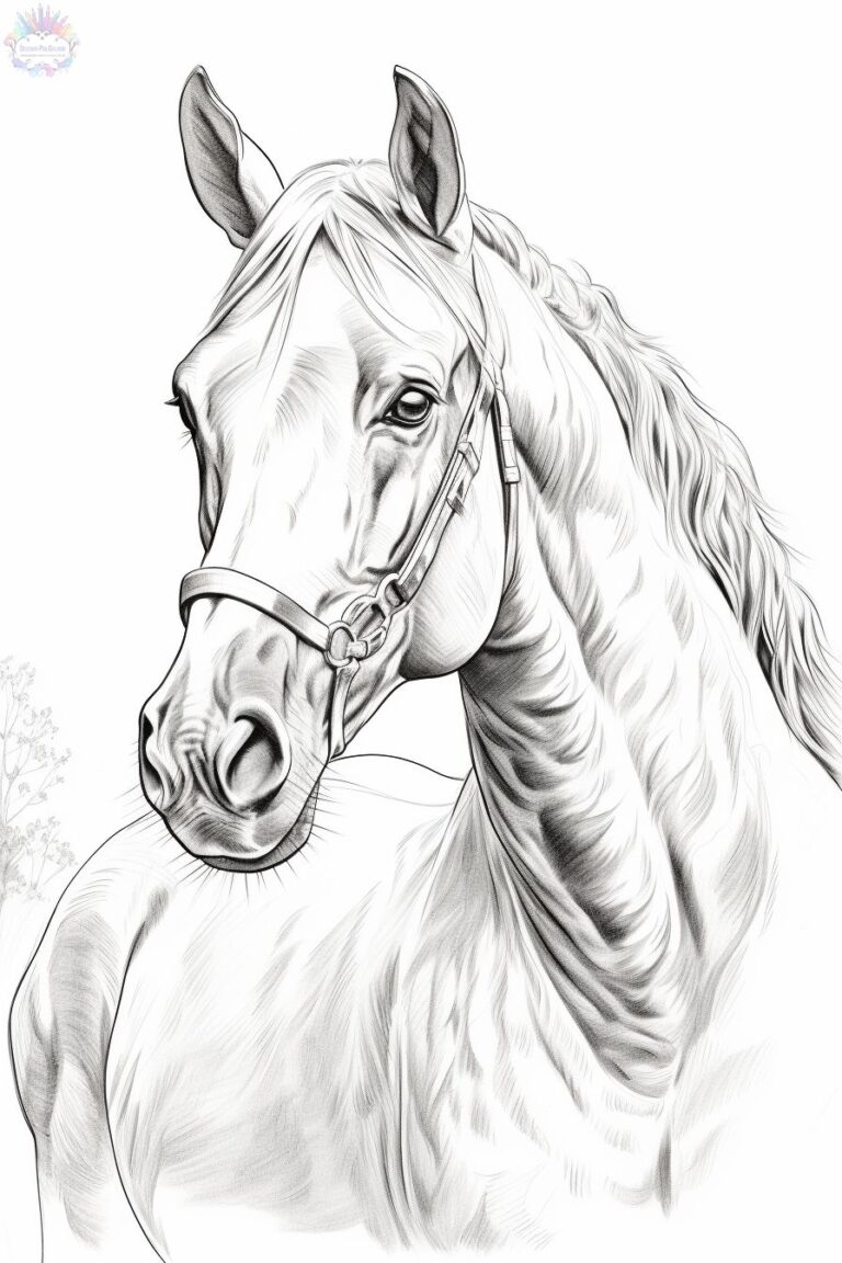 Cavalo Para Colorir São + De 180 Desenhos Para Imprimir e Pintar