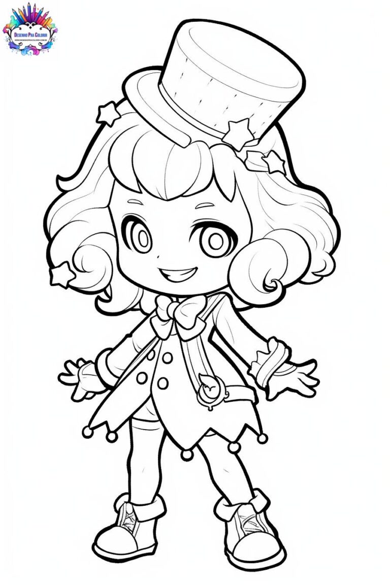 Desenhos de Boneca Para Colorir + De 40 Lindas e Com Vestidos