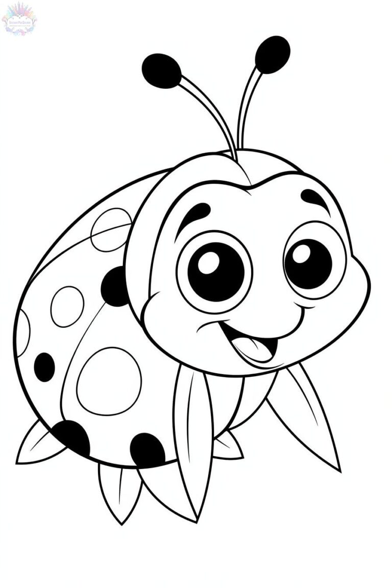 Joaninha Para Colorir + De 20 Desenhos de Joaninha Para Pintar