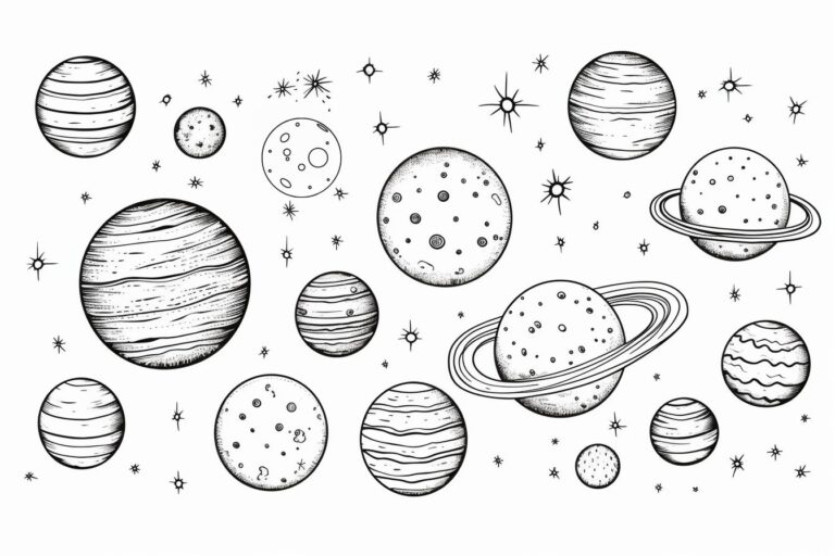 Planeta Para Colorir + De 30 Desenhos Para Imprimir e Pintar