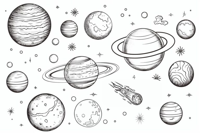Planeta Para Colorir + De 30 Desenhos Para Imprimir e Pintar