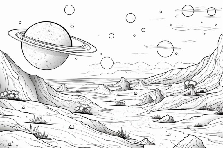 Planeta Para Colorir + De 30 Desenhos Para Imprimir e Pintar