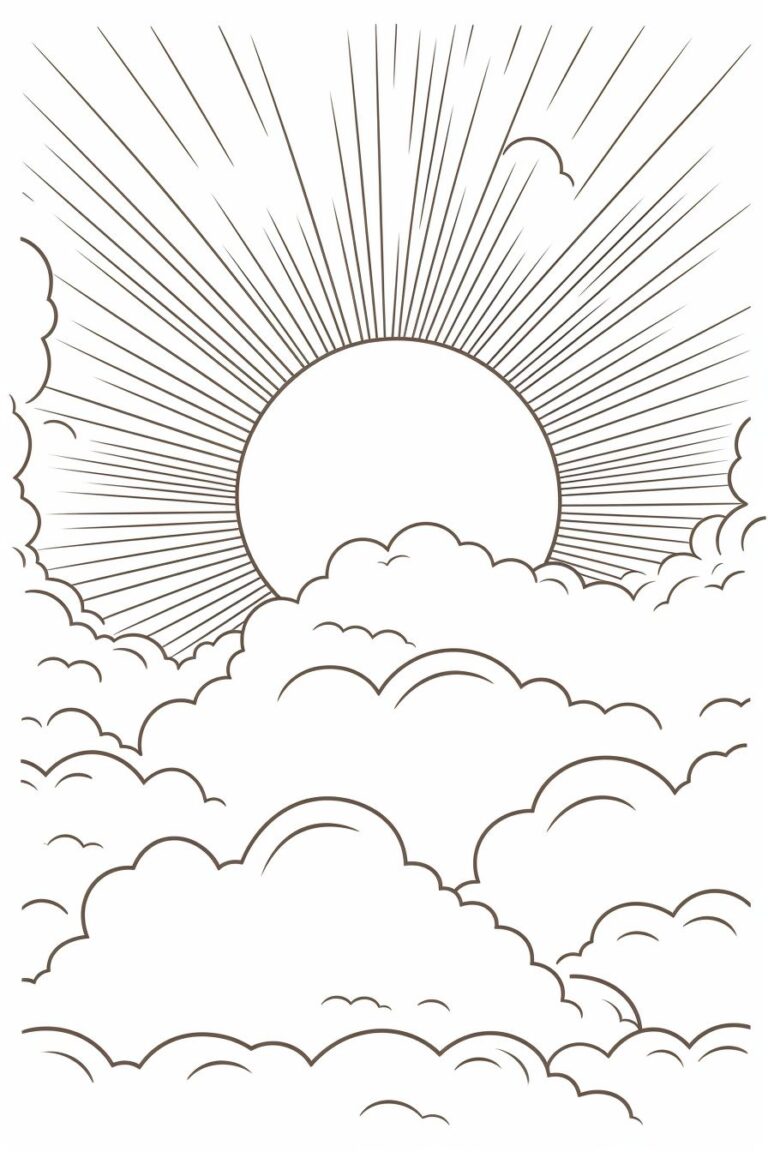 Sol Para Colorir + De 50 Desenhos Para Imprimir e Pintar