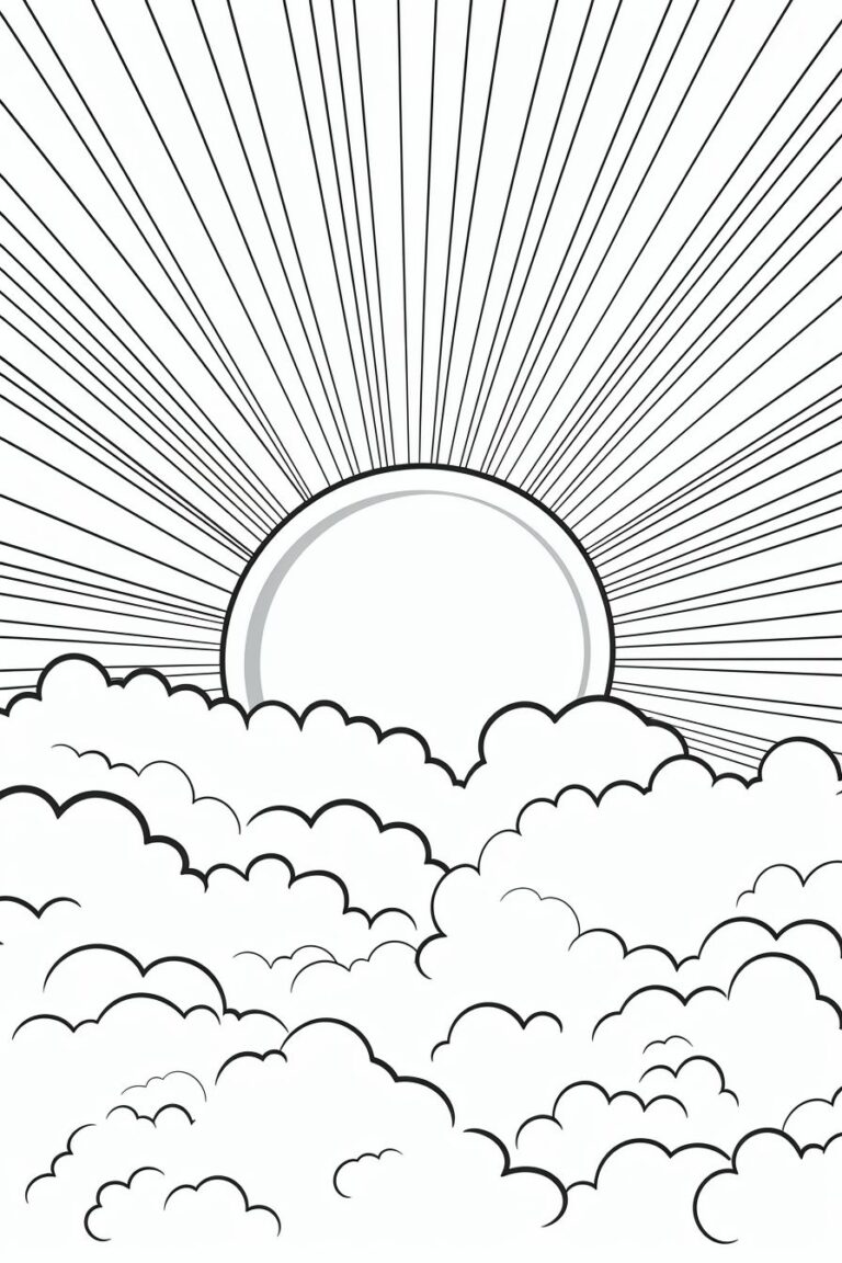 Sol Para Colorir + De 50 Desenhos Para Imprimir e Pintar