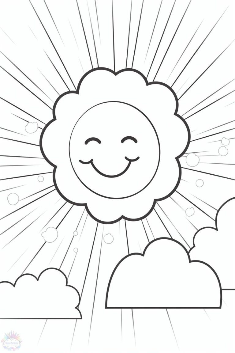 Sol Para Colorir + De 50 Desenhos Para Imprimir e Pintar