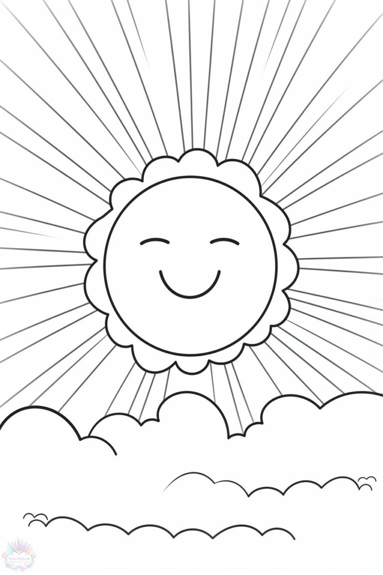 Sol Para Colorir + De 50 Desenhos Para Imprimir e Pintar