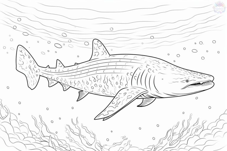 Tubarão Para Colorir + De 40 Desenhos Para Imprimir e Pintar
