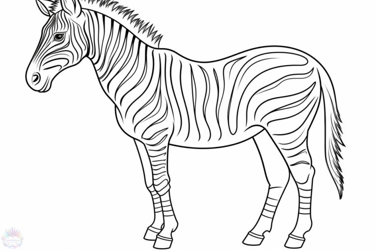 Zebra Para Colorir + De 35 Desenhos Para Imprimir e Pintar