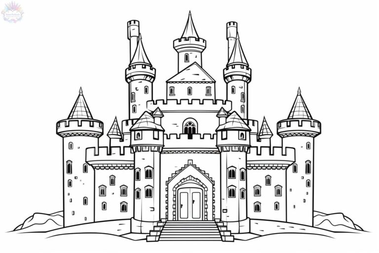 Castelo Para Colorir + De 80 Desenhos Para Imprimir e Pintar