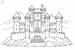 Castelo Para Colorir + De 80 Desenhos Para Imprimir e Pintar