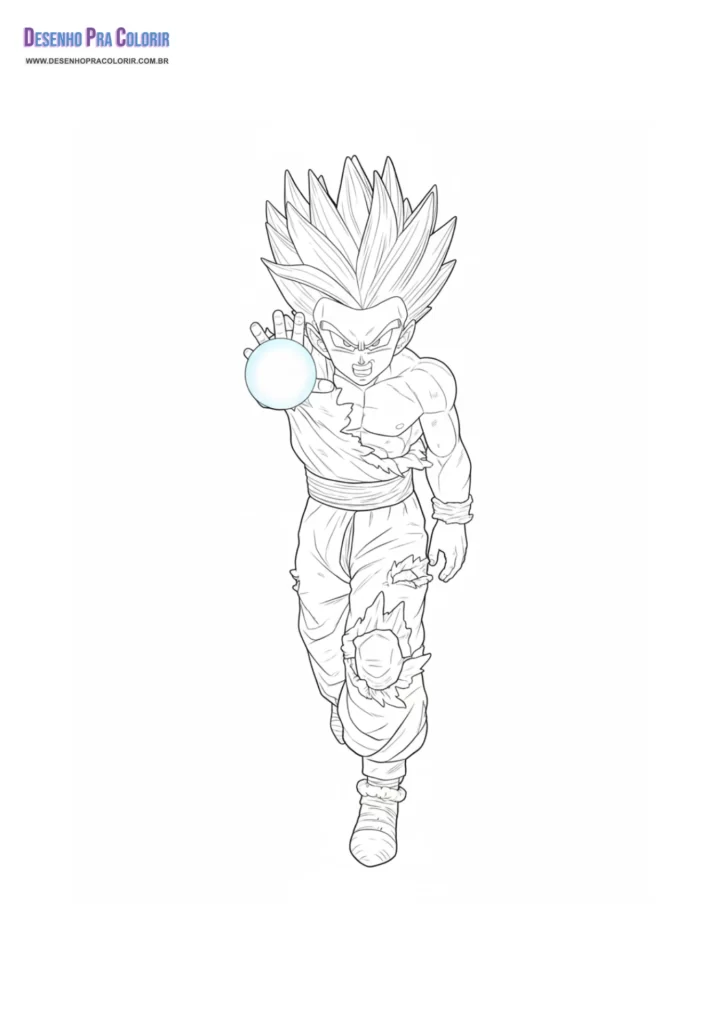 Dragon Ball Para Colorir + De 200 Desenhos Para Imprimir e Pintar