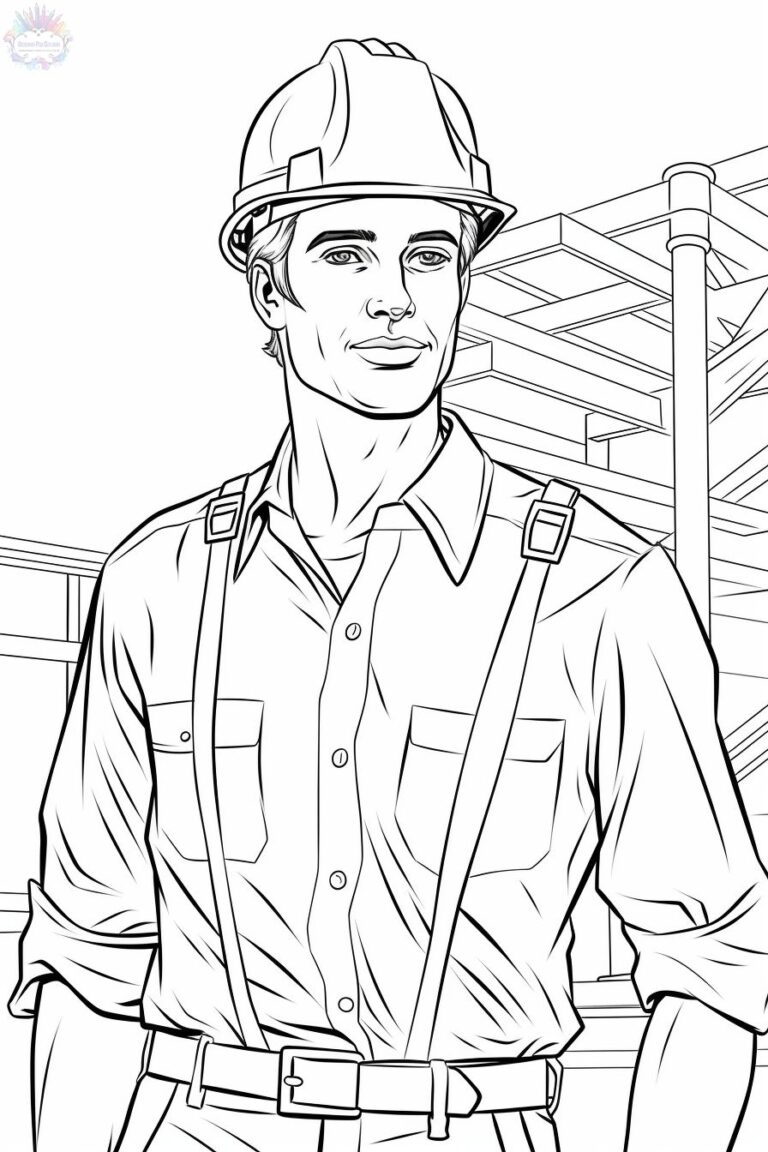 Homem Para Colorir + De 60 Desenhos Para Imprimir e Pintar