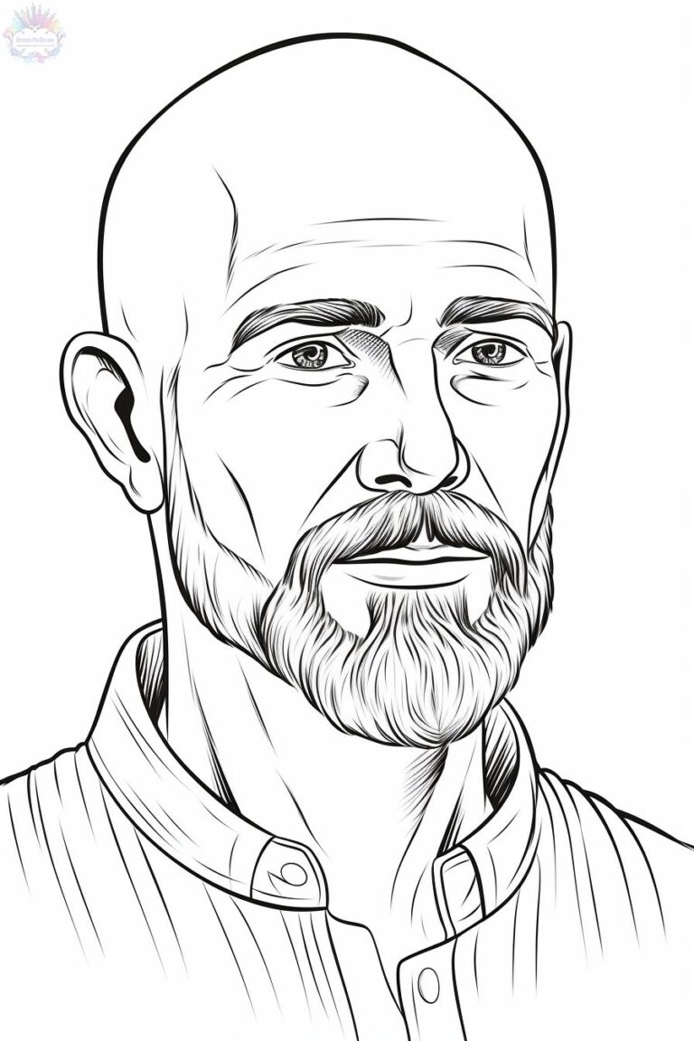 Homem Para Colorir + De 60 Desenhos Para Imprimir e Pintar