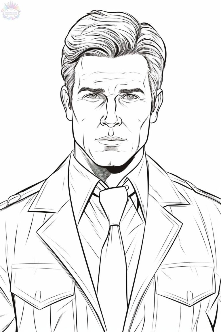 Homem Para Colorir + De 60 Desenhos Para Imprimir e Pintar
