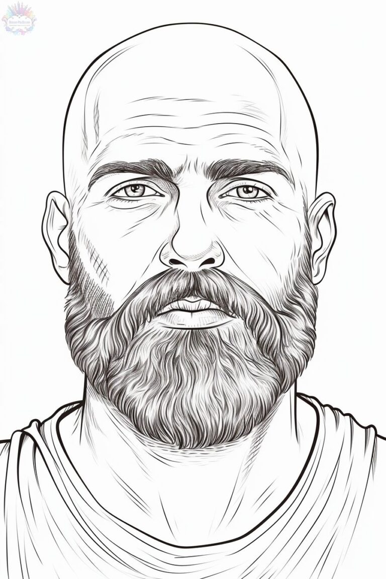 Homem Para Colorir + De 60 Desenhos Para Imprimir e Pintar