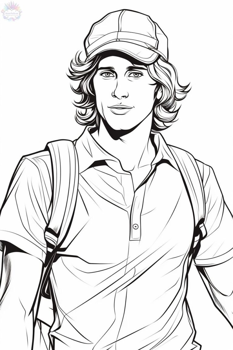 Homem Para Colorir + De 60 Desenhos Para Imprimir e Pintar