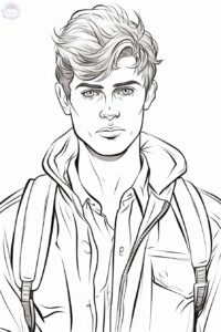 Homem Para Colorir + De 60 Desenhos Para Imprimir e Pintar