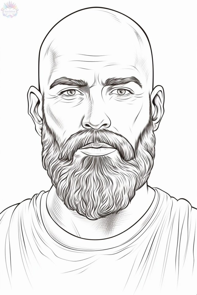 Homem Para Colorir + De 60 Desenhos Para Imprimir e Pintar