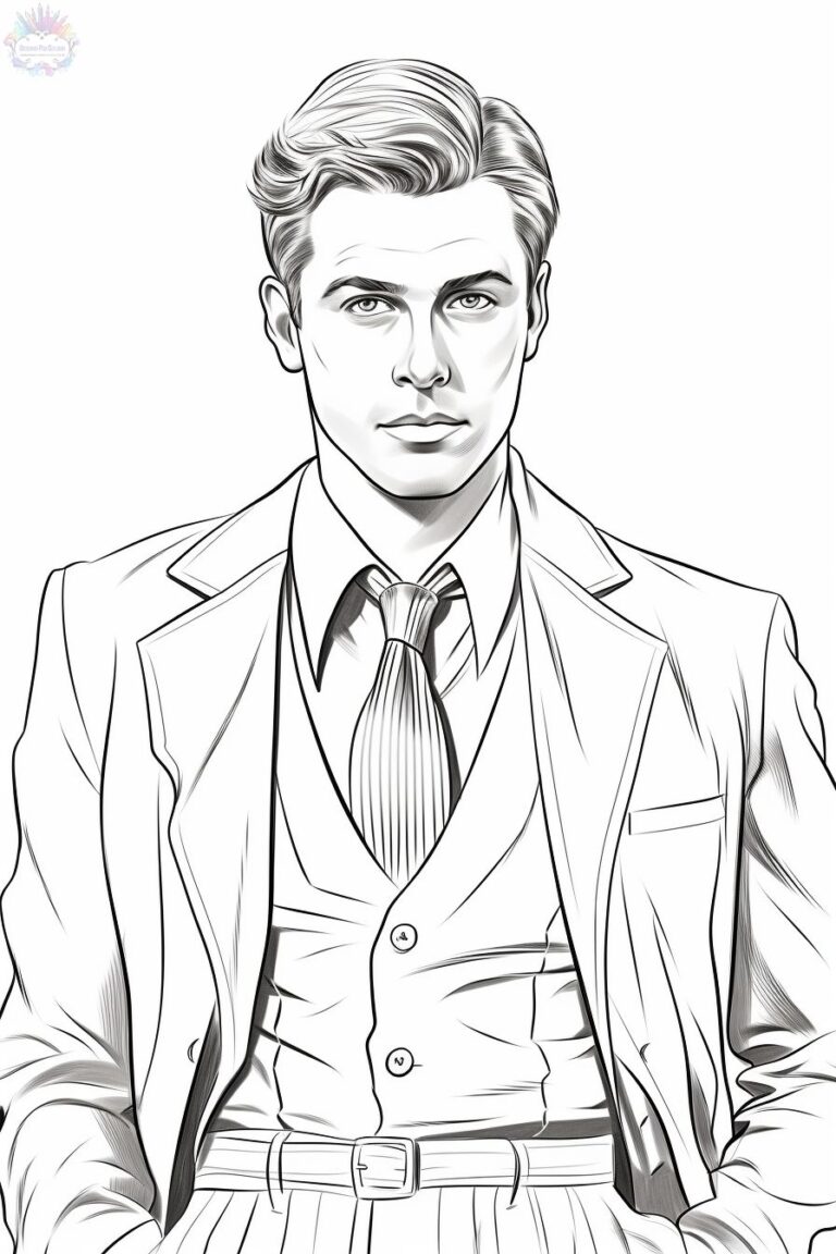 Homem Para Colorir + De 60 Desenhos Para Imprimir e Pintar