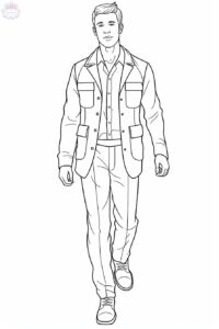Homem Para Colorir + De 60 Desenhos Para Imprimir e Pintar
