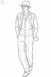 Homem Para Colorir + De 60 Desenhos Para Imprimir e Pintar
