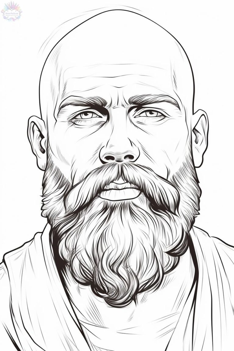 Homem Para Colorir + De 60 Desenhos Para Imprimir e Pintar