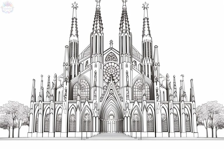 Igreja Para Colorir De 50 Desenhos Para Imprimir E Pintar