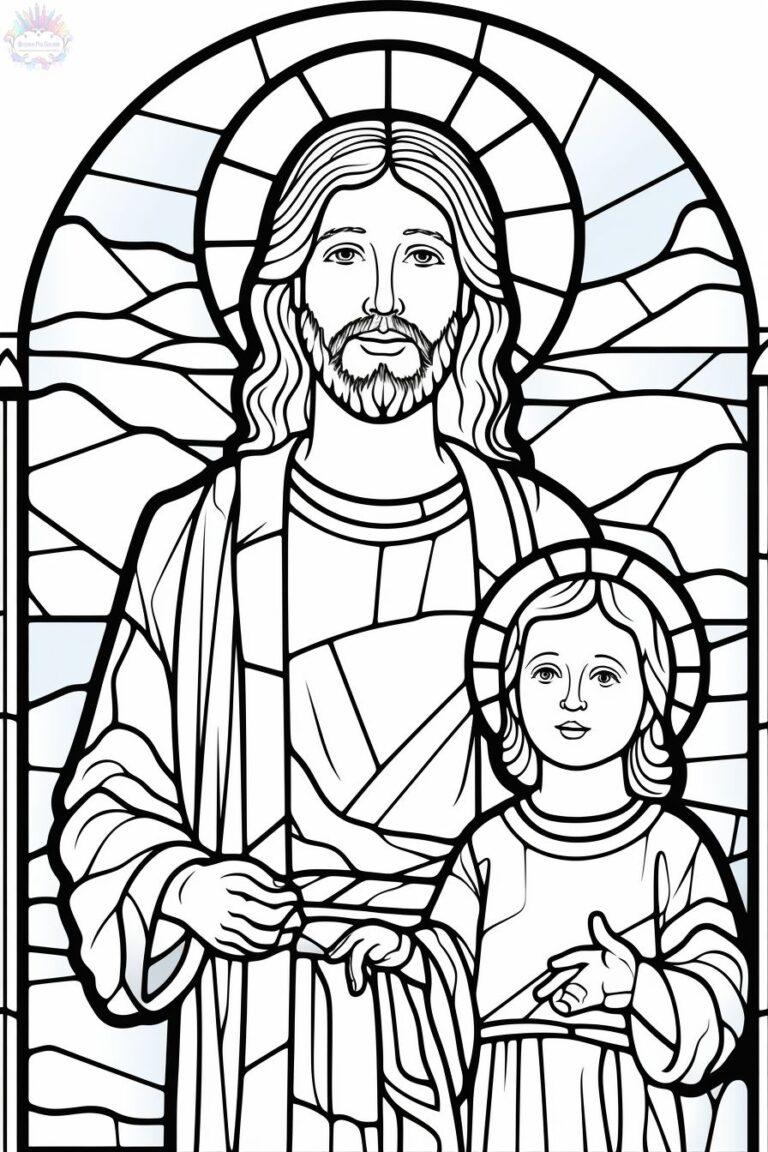 Desenho de Jesus Para Colorir + de 60 Imagens Para Imprimir