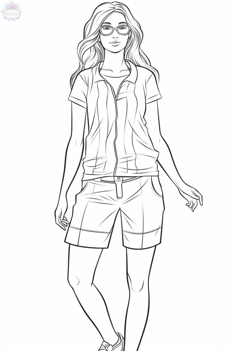 Mulher Para Colorir 100 Desenhos Lindos Para Imprimir e Pintar