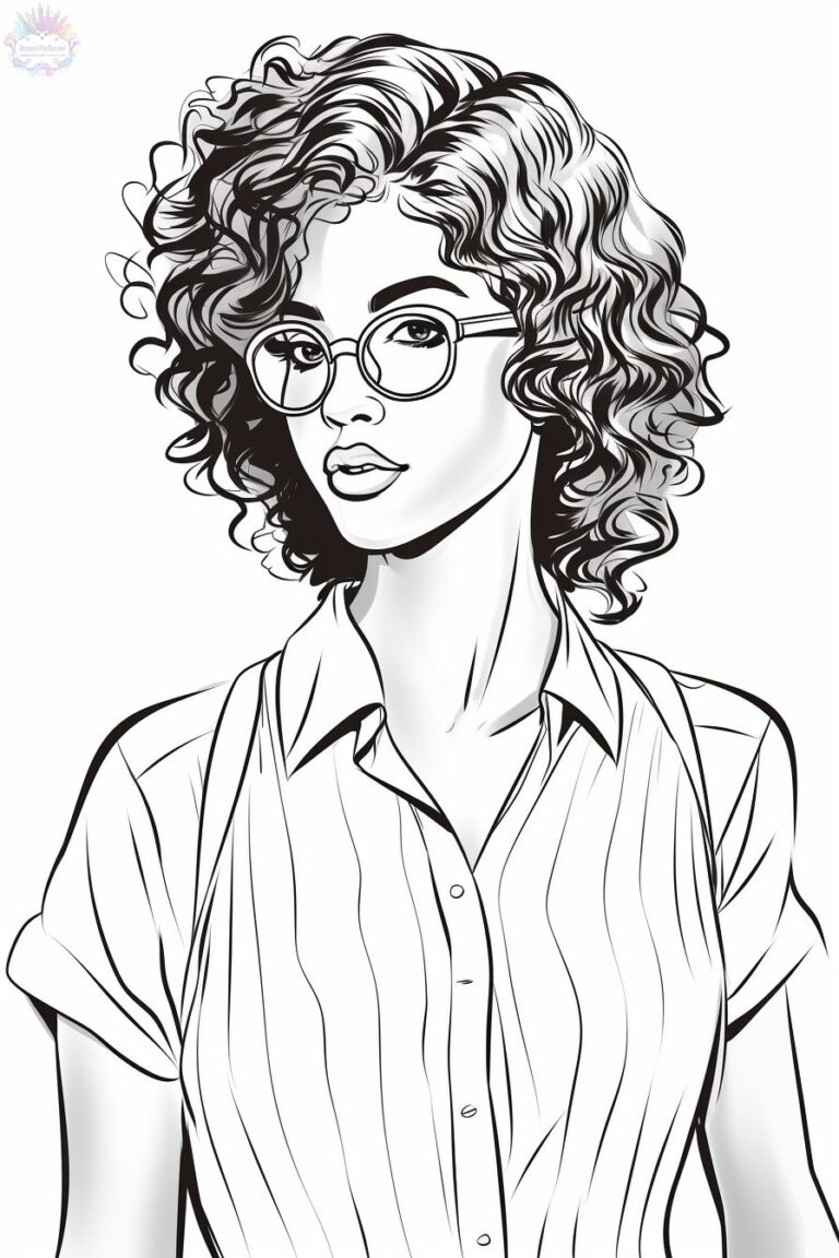 Mulher Para Colorir - Diferentes Épocas, Poses e Estilos