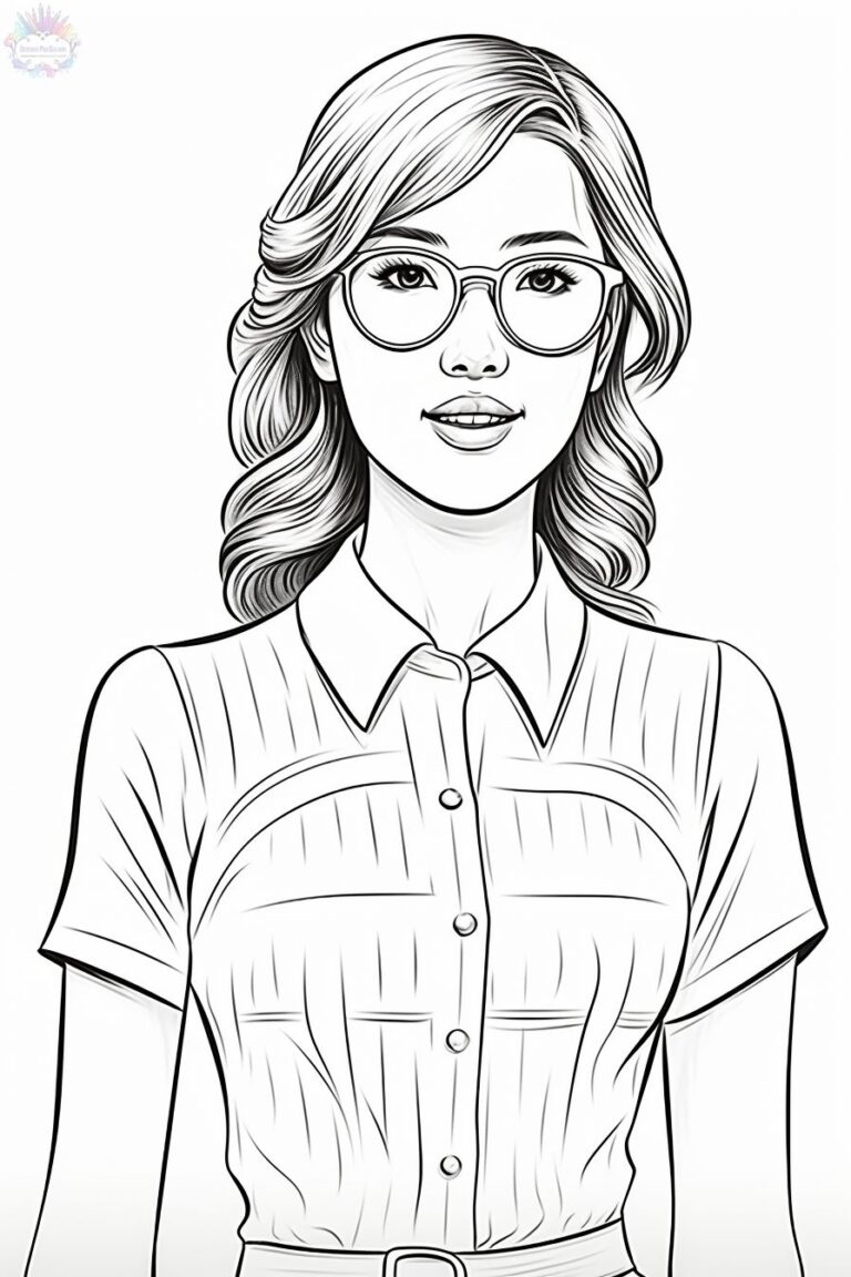Mulher Para Colorir - Diferentes Épocas, Poses e Estilos