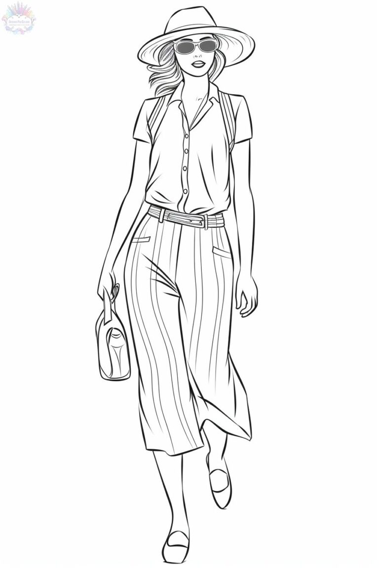 Mulher Para Colorir 100 Desenhos Lindos Para Imprimir e Pintar