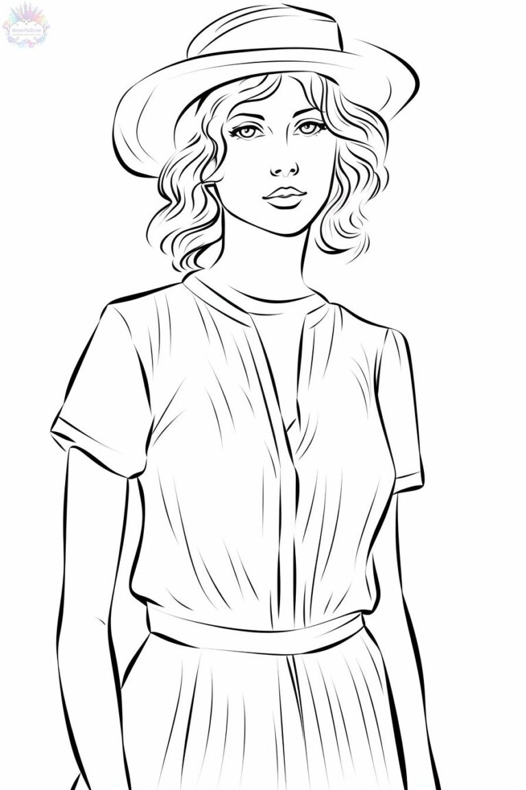 Mulher Para Colorir 100 Desenhos Lindos Para Imprimir e Pintar