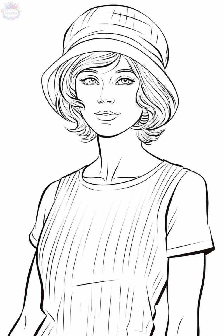 Mulher Para Colorir 100 Desenhos Lindos Para Imprimir e Pintar
