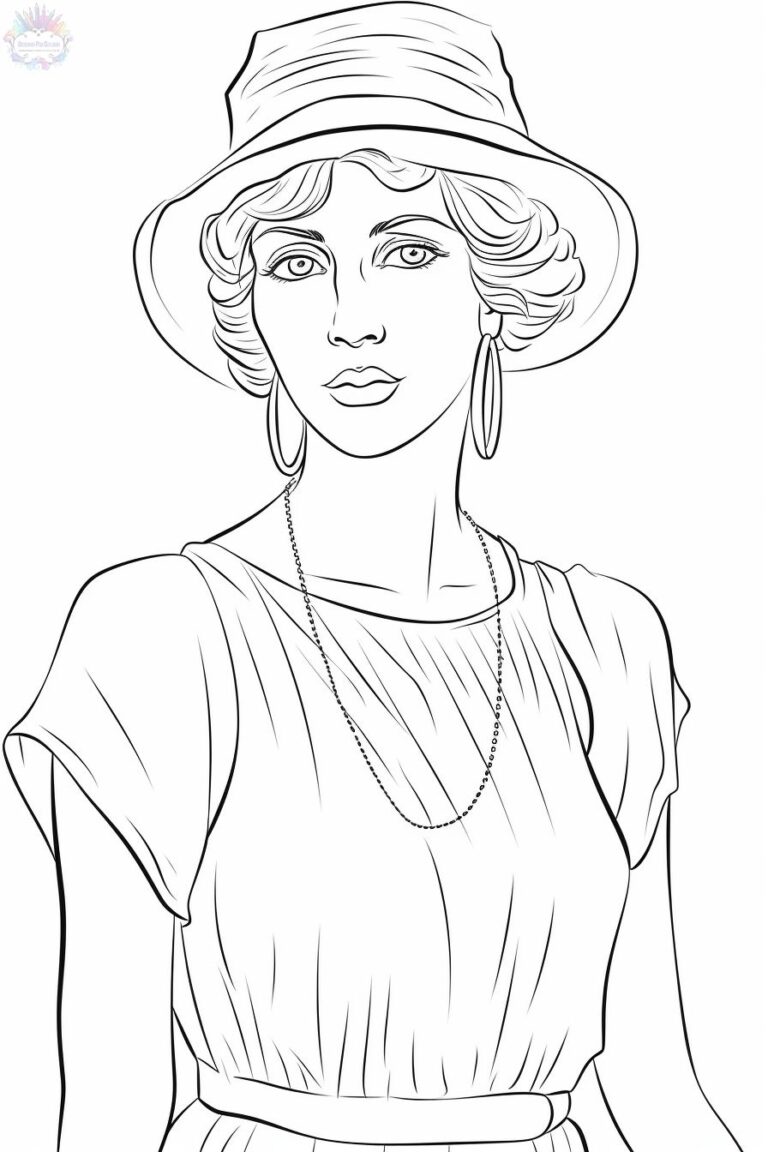 Mulher Para Colorir 100 Desenhos Lindos Para Imprimir e Pintar