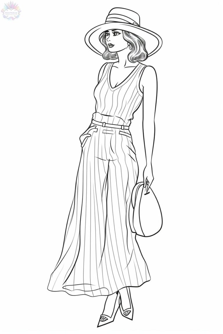 Mulher Para Colorir 100 Desenhos Lindos Para Imprimir e Pintar