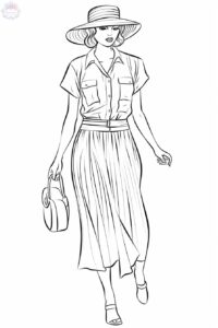 Mulher Para Colorir 100 Desenhos Lindos Para Imprimir e Pintar