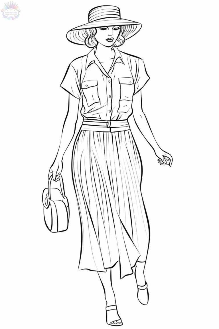 Mulher Para Colorir 100 Desenhos Lindos Para Imprimir e Pintar