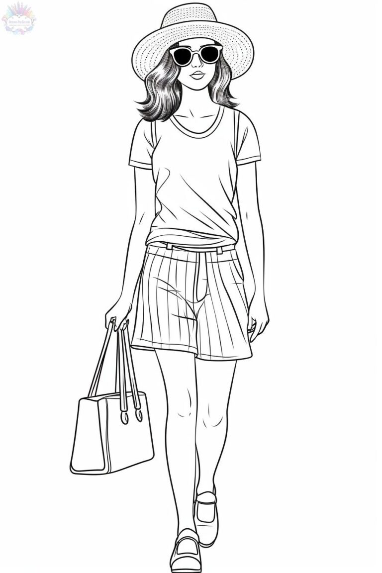 Mulher Para Colorir 100 Desenhos Lindos Para Imprimir e Pintar