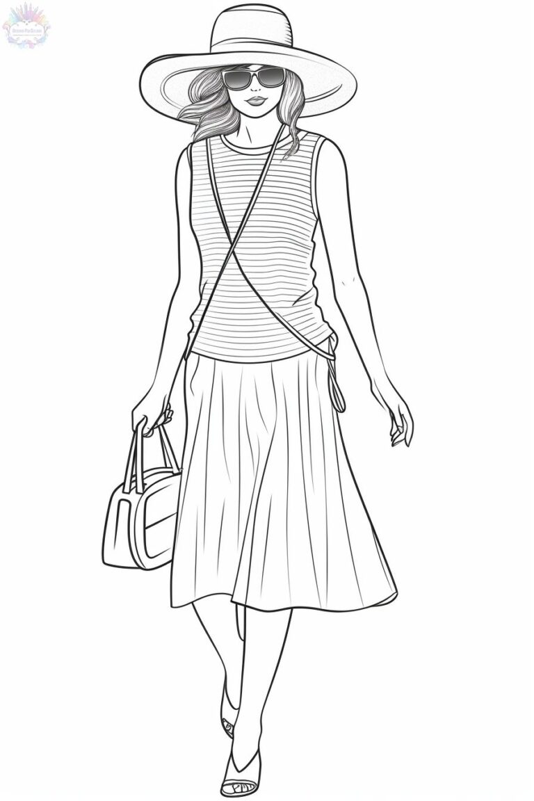 Mulher Para Colorir 100 Desenhos Lindos Para Imprimir e Pintar