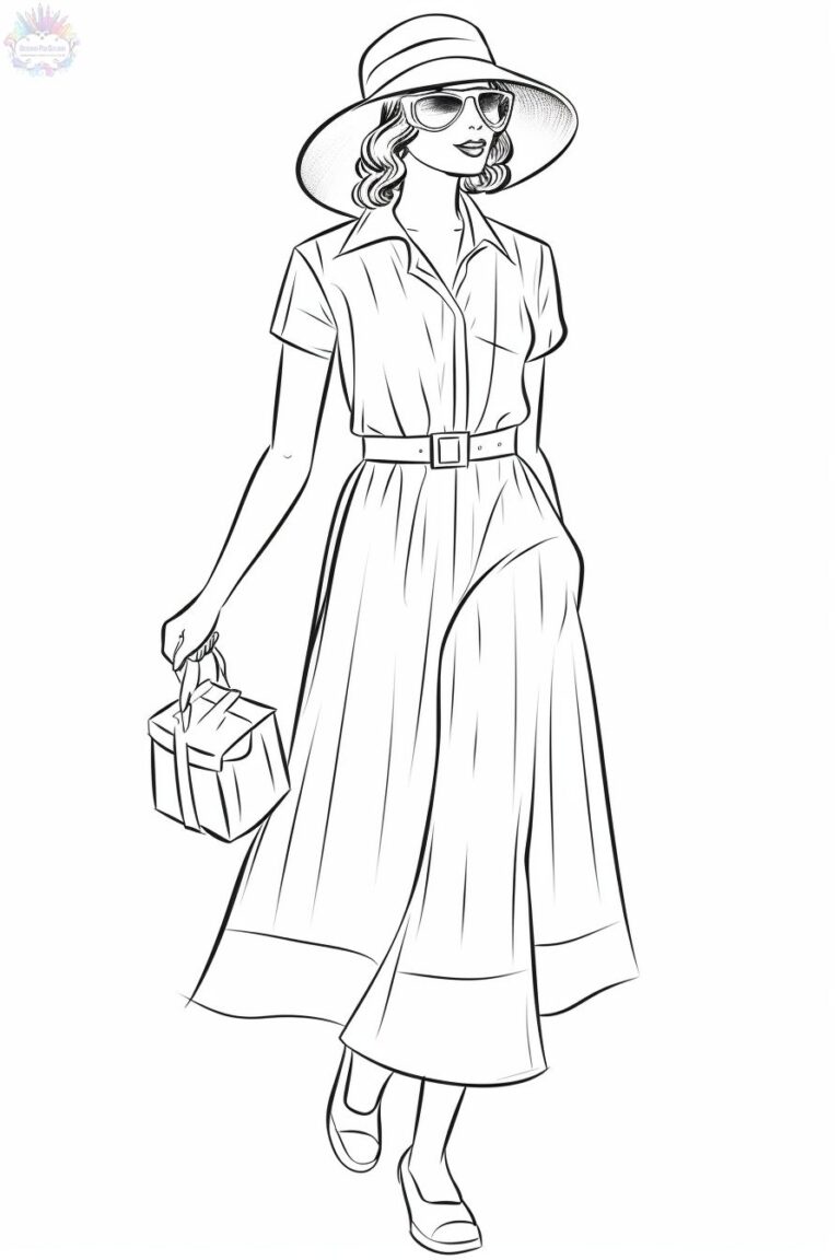Mulher Para Colorir 100 Desenhos Lindos Para Imprimir e Pintar
