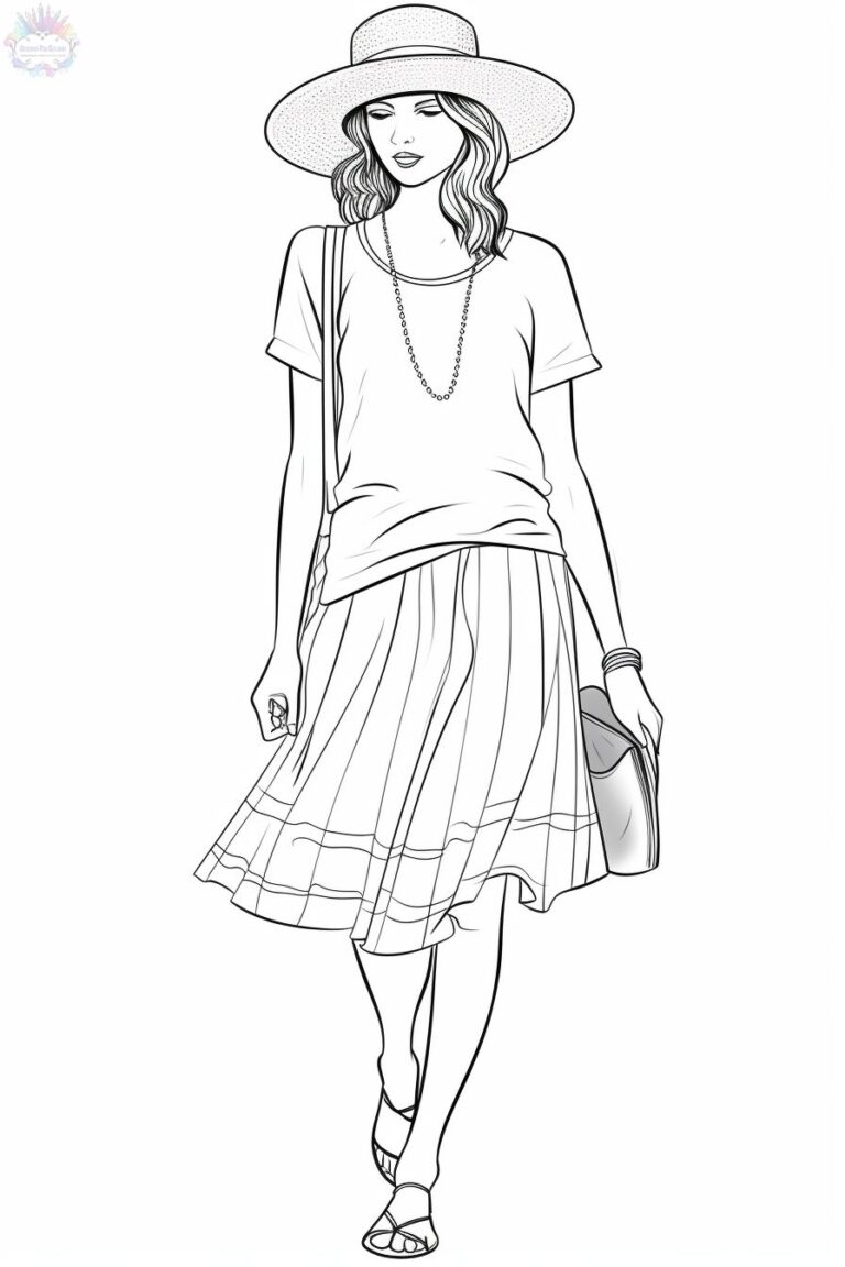 Mulher Para Colorir 100 Desenhos Lindos Para Imprimir e Pintar