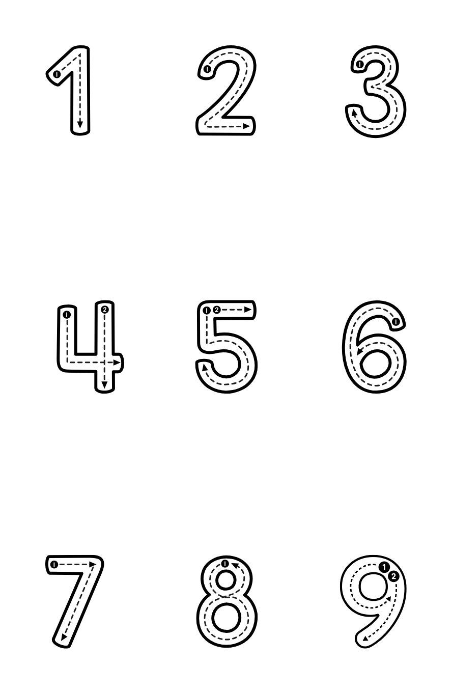 Números Para Colorir - Aprenda Brincando e Pintando